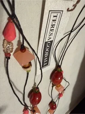 Teresa Goodall | Jewelry | Threestrand Teresa Goodall Coral And Peach ...